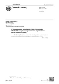 Technical assistance and capacity-building